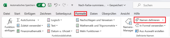 Excel-Tipp: Zellen in Abhängigkeit der Hintergrundfarbe zählen oder ...