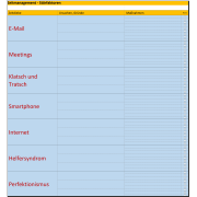 Zeitmanagement – Anleitung mit Vorlagen