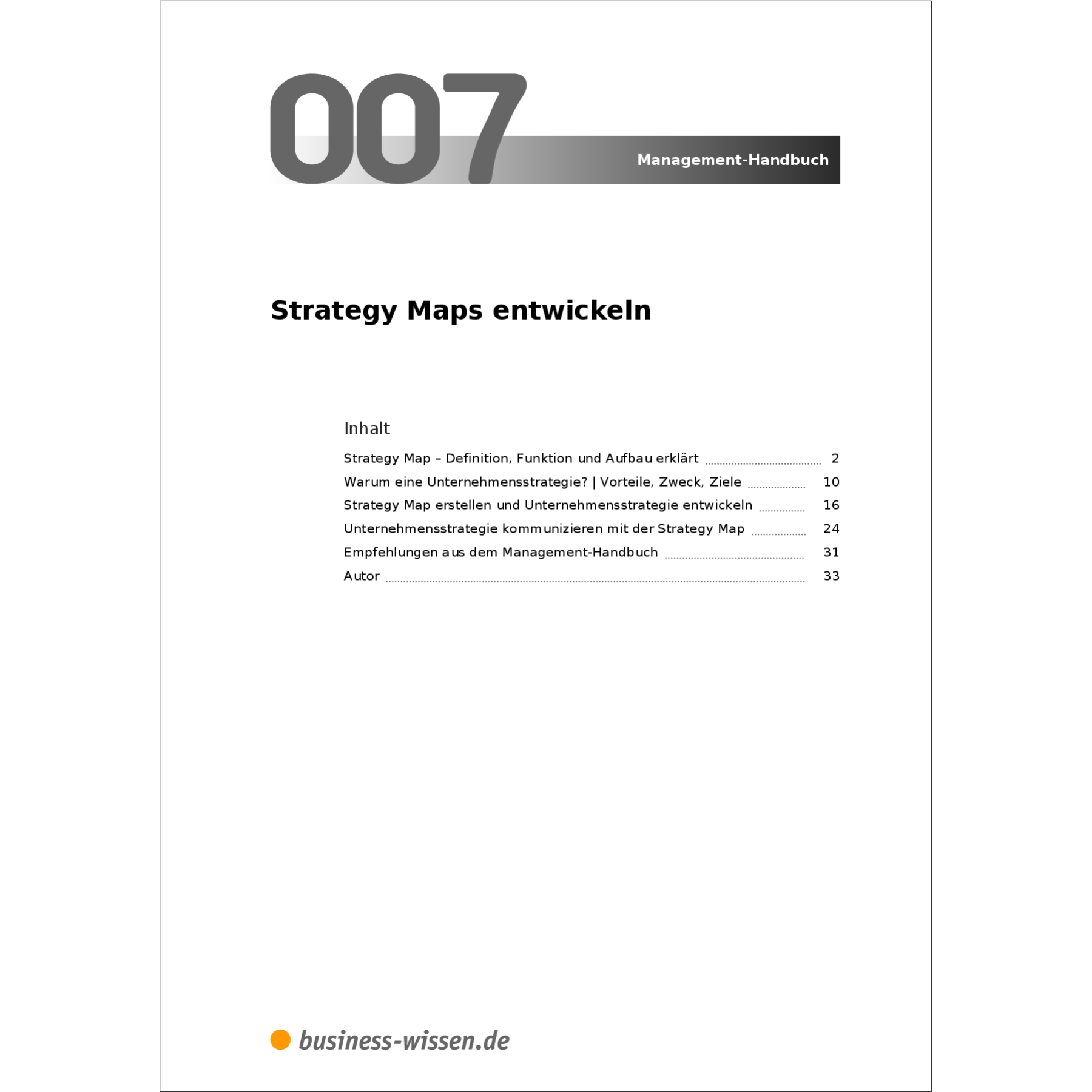 Strategy Maps entwickeln – Anleitung mit Vorlagen