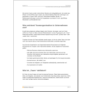 Teamarbeit – Anleitung mit Vorlagen