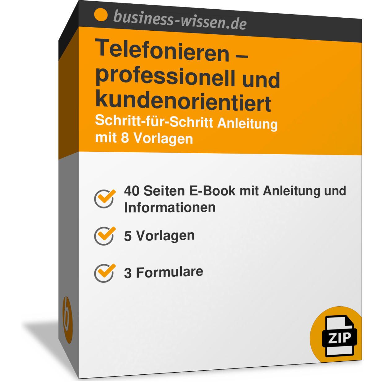 Telefonieren – professionell und kundenorientiert – Anleitung mit Vorlagen