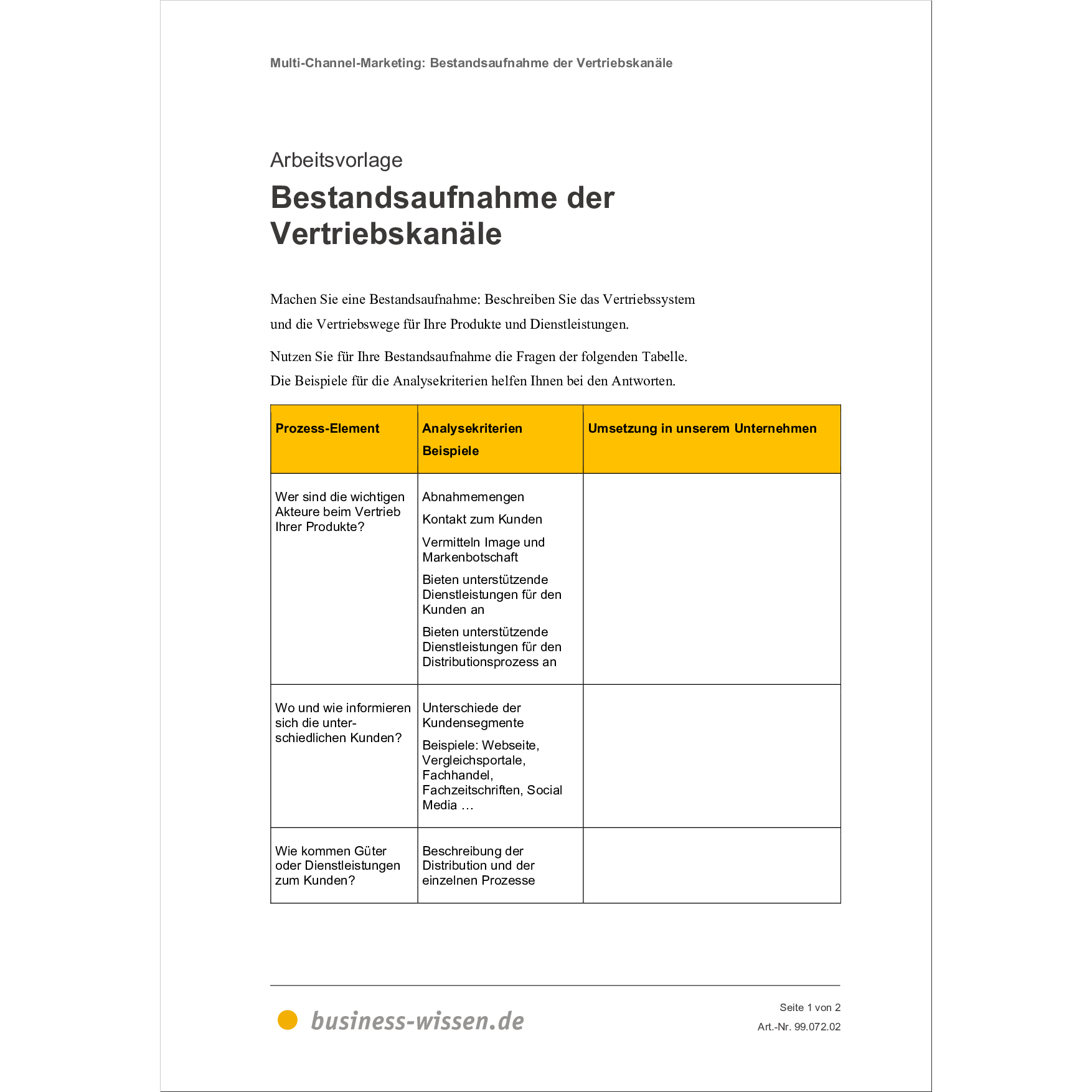 Multi-Channel-Marketing – Anleitung mit Vorlagen