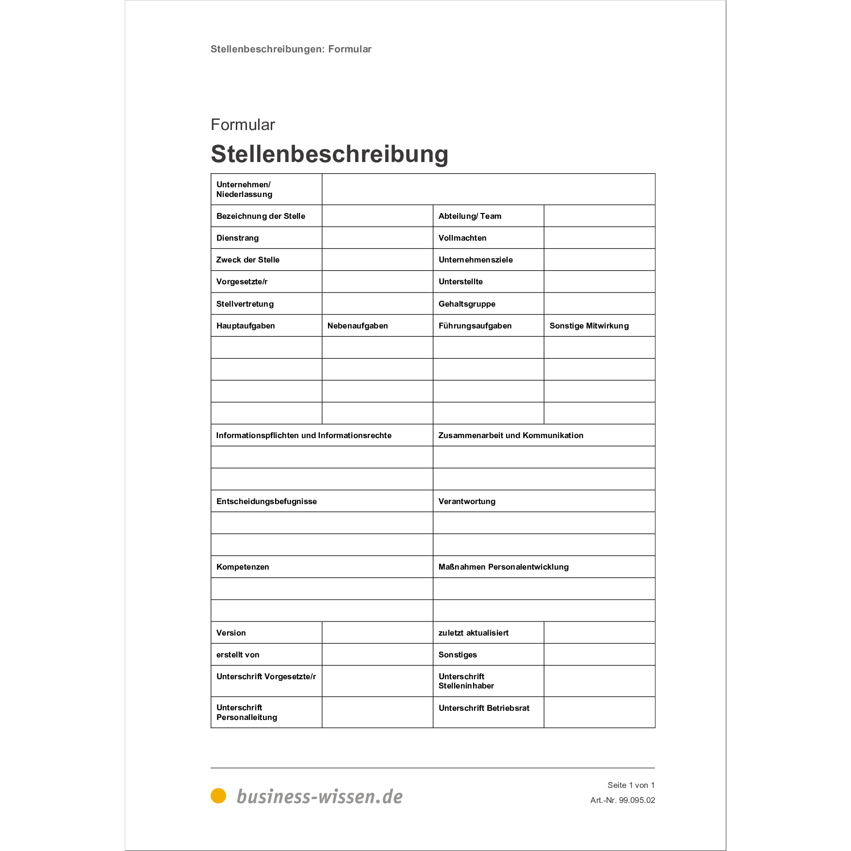 Abteilung aufbauen – Anleitung mit Vorlagen