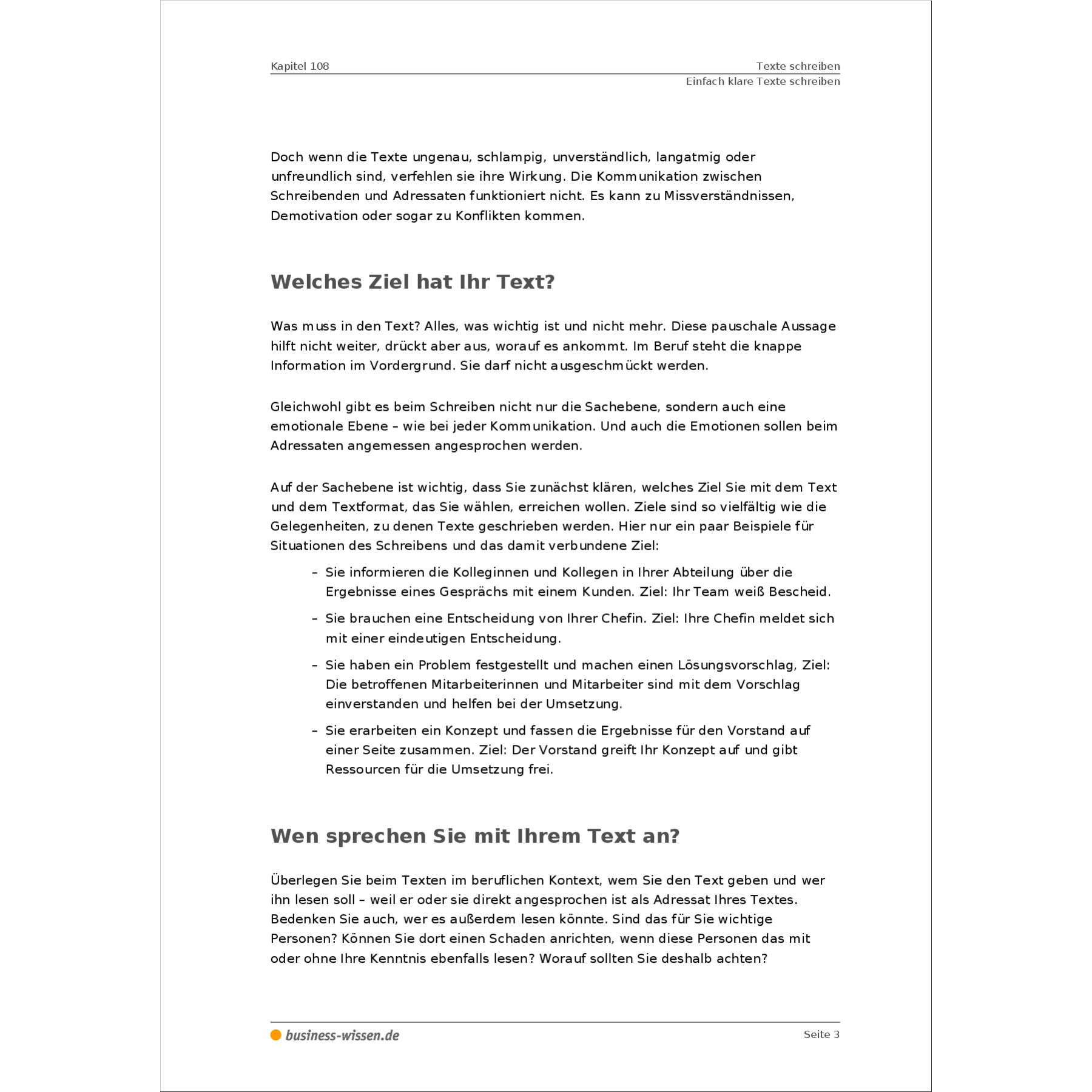 Texte schreiben – Anleitung mit Vorlagen