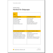 Handout erstellen – Anleitung mit Vorlagen