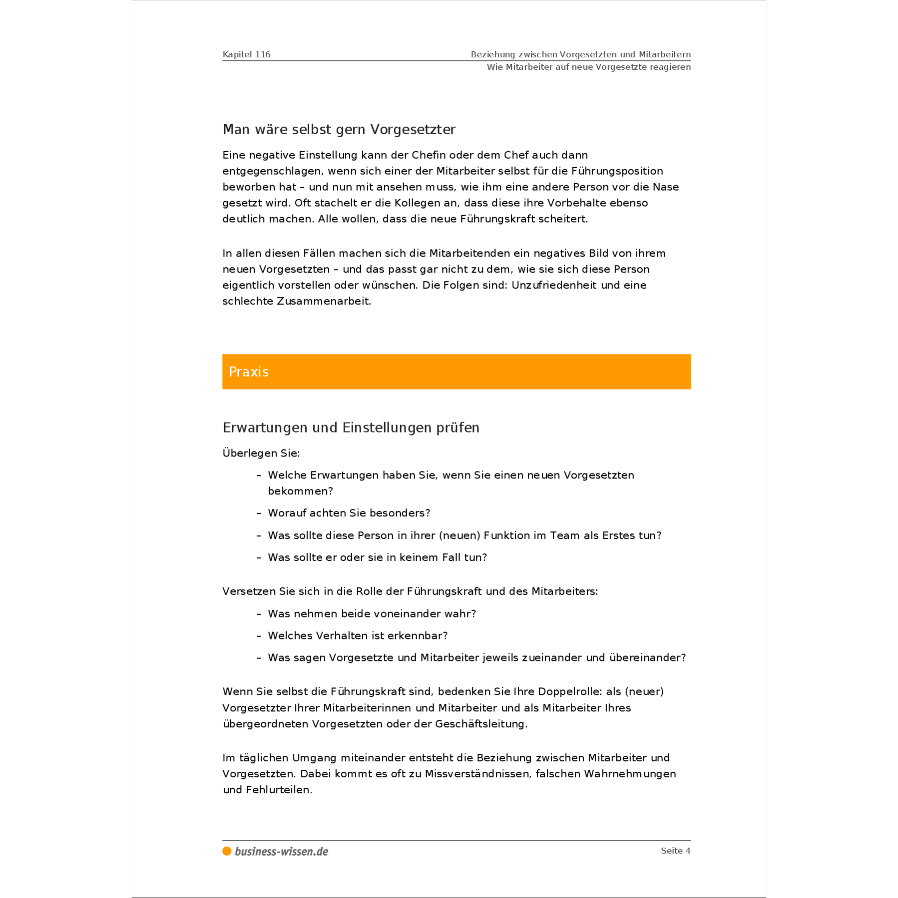 Beziehung zwischen Vorgesetzten und Mitarbeitern – Anleitung mit Vorlagen