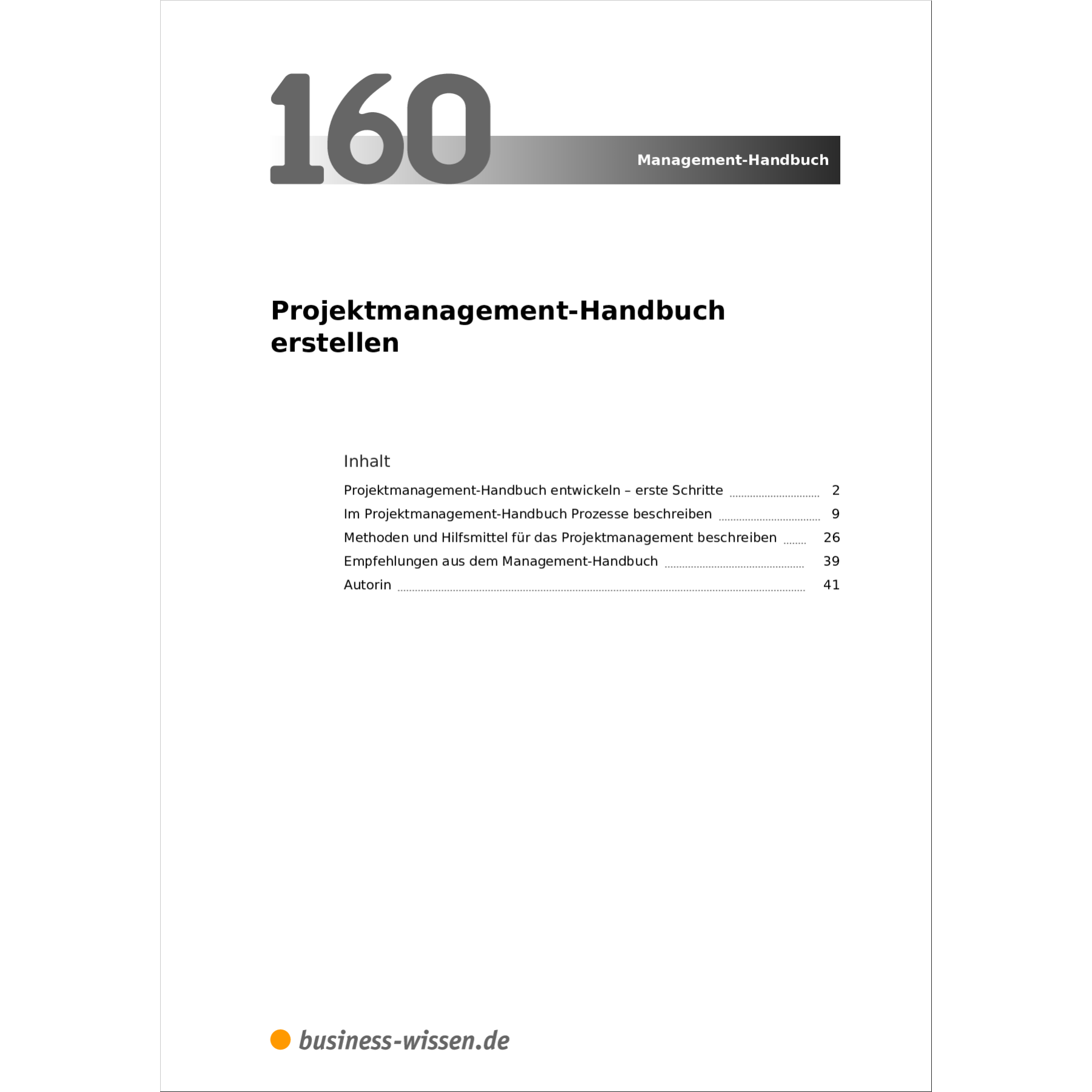 Projektmanagement-Handbuch erstellen – Anleitung mit Vorlagen