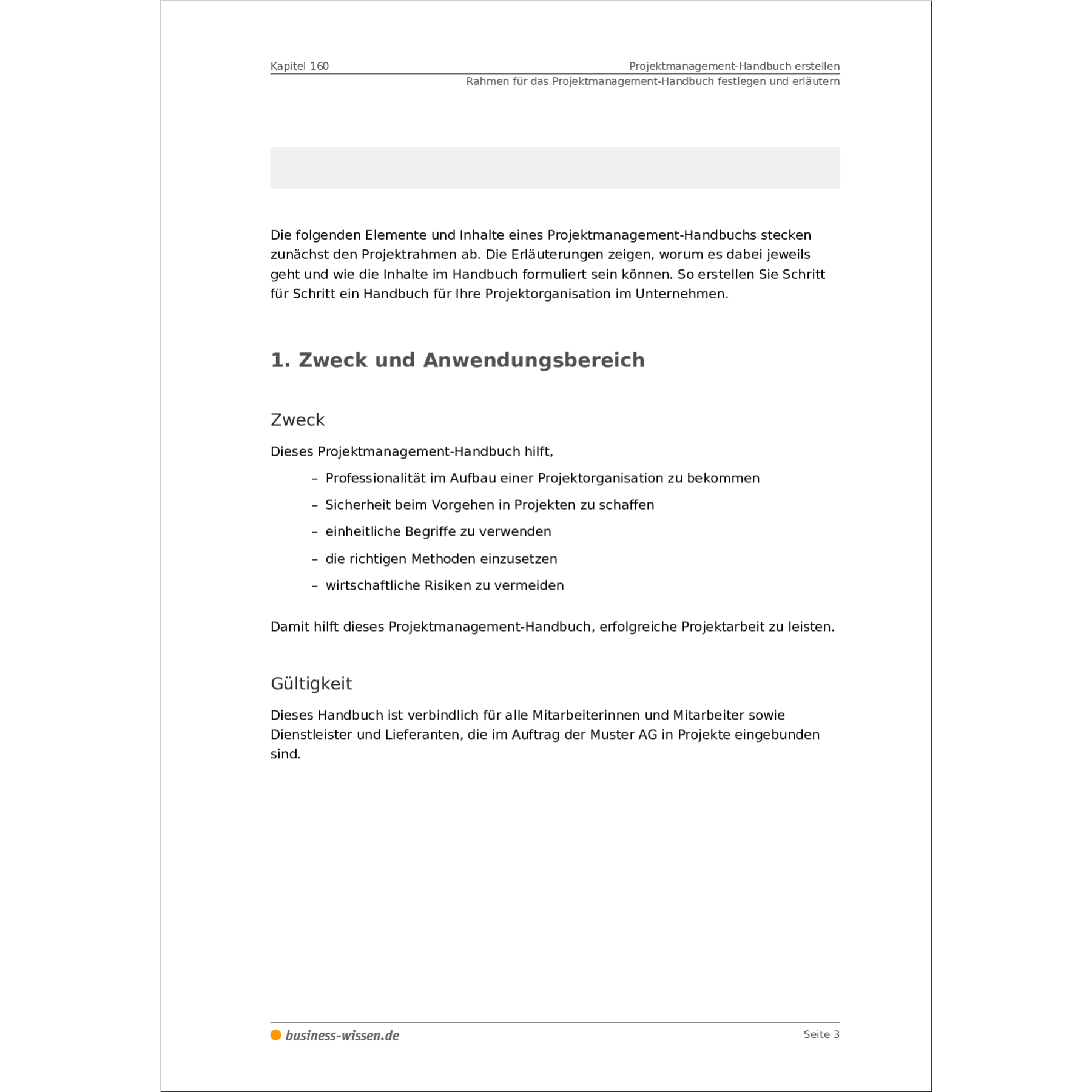 Projektmanagement-Handbuch erstellen – Anleitung mit Vorlagen