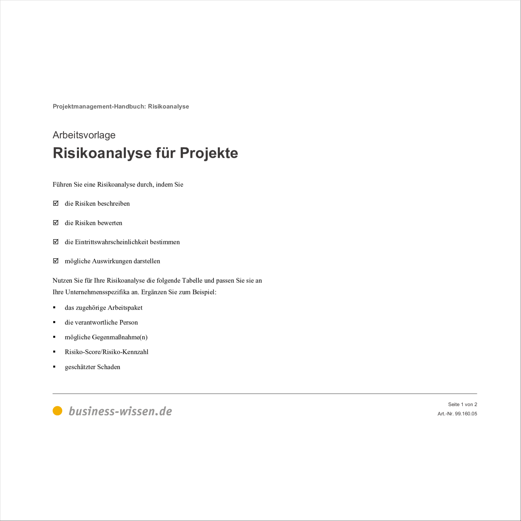 Projektmanagement-Handbuch erstellen – Anleitung mit Vorlagen