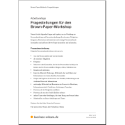 Brown-Paper-Methode für Prozessmanagement – Anleitung mit Vorlagen