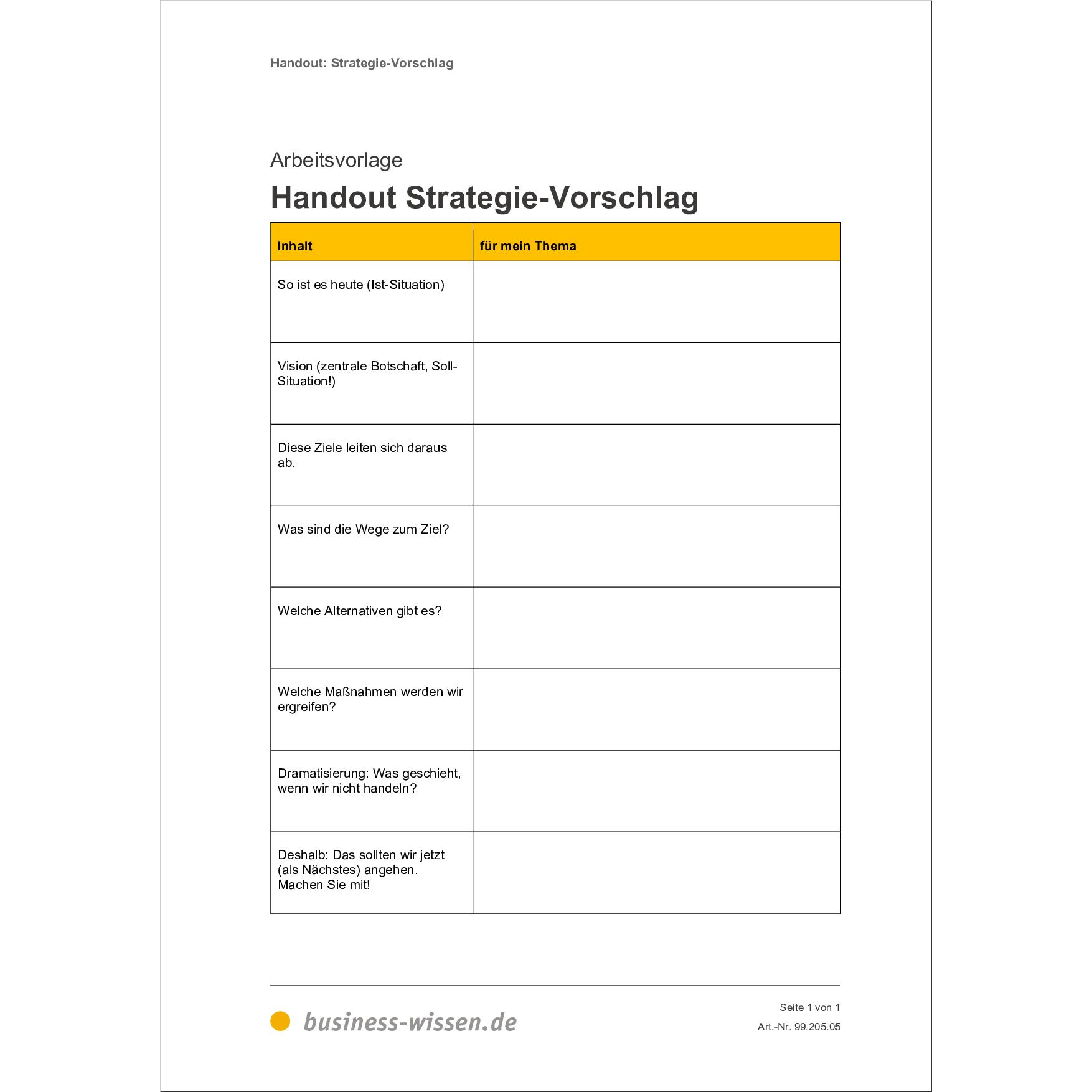 Handout erstellen – Anleitung mit Vorlagen
