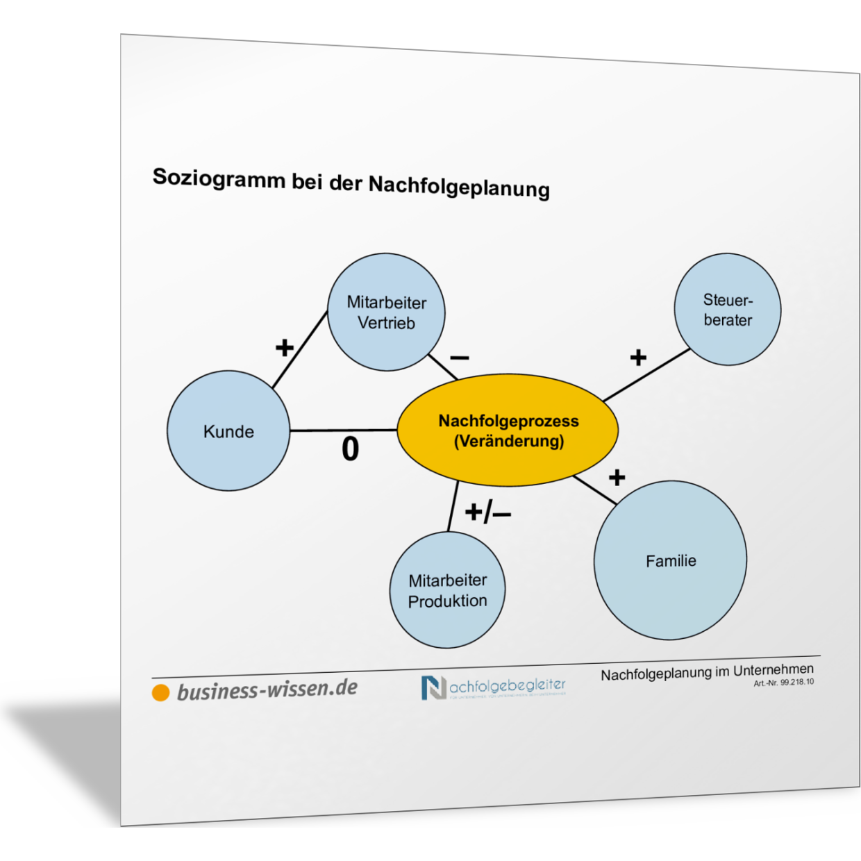 Soziogramm bei der Nachfolgeplanung – Vorlage