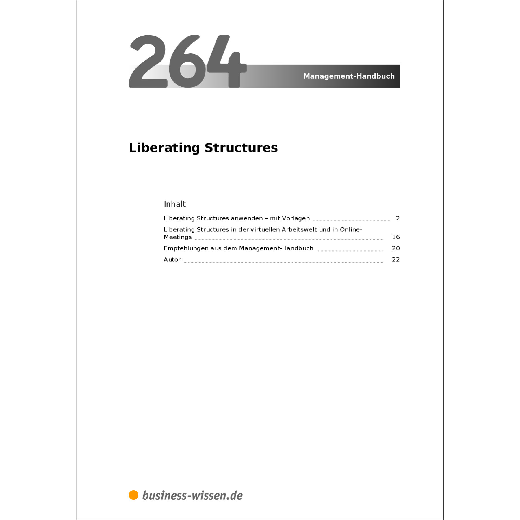 Liberating Structures – Anleitung mit Vorlagen