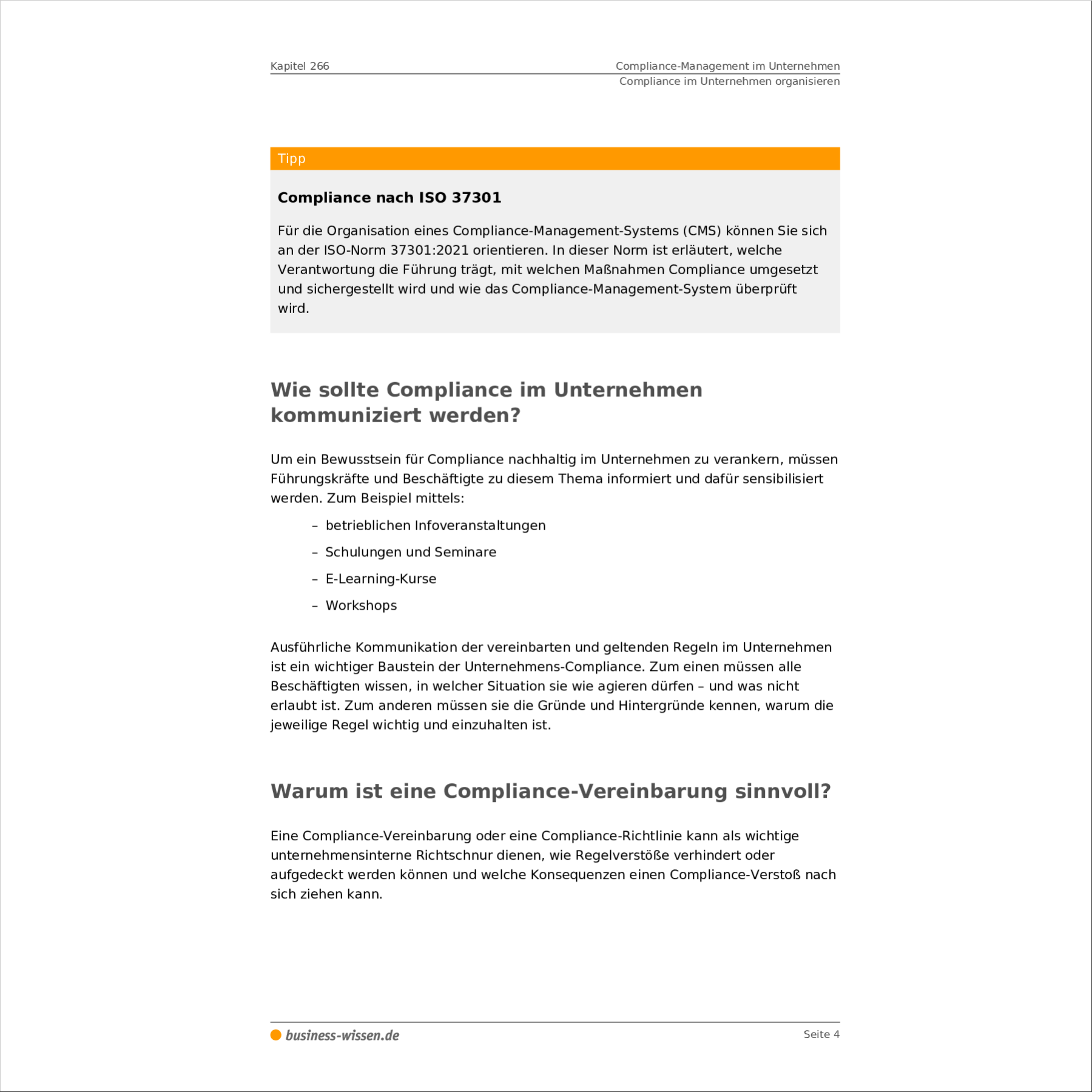 Compliance-Management im Unternehmen – Anleitung mit Vorlagen