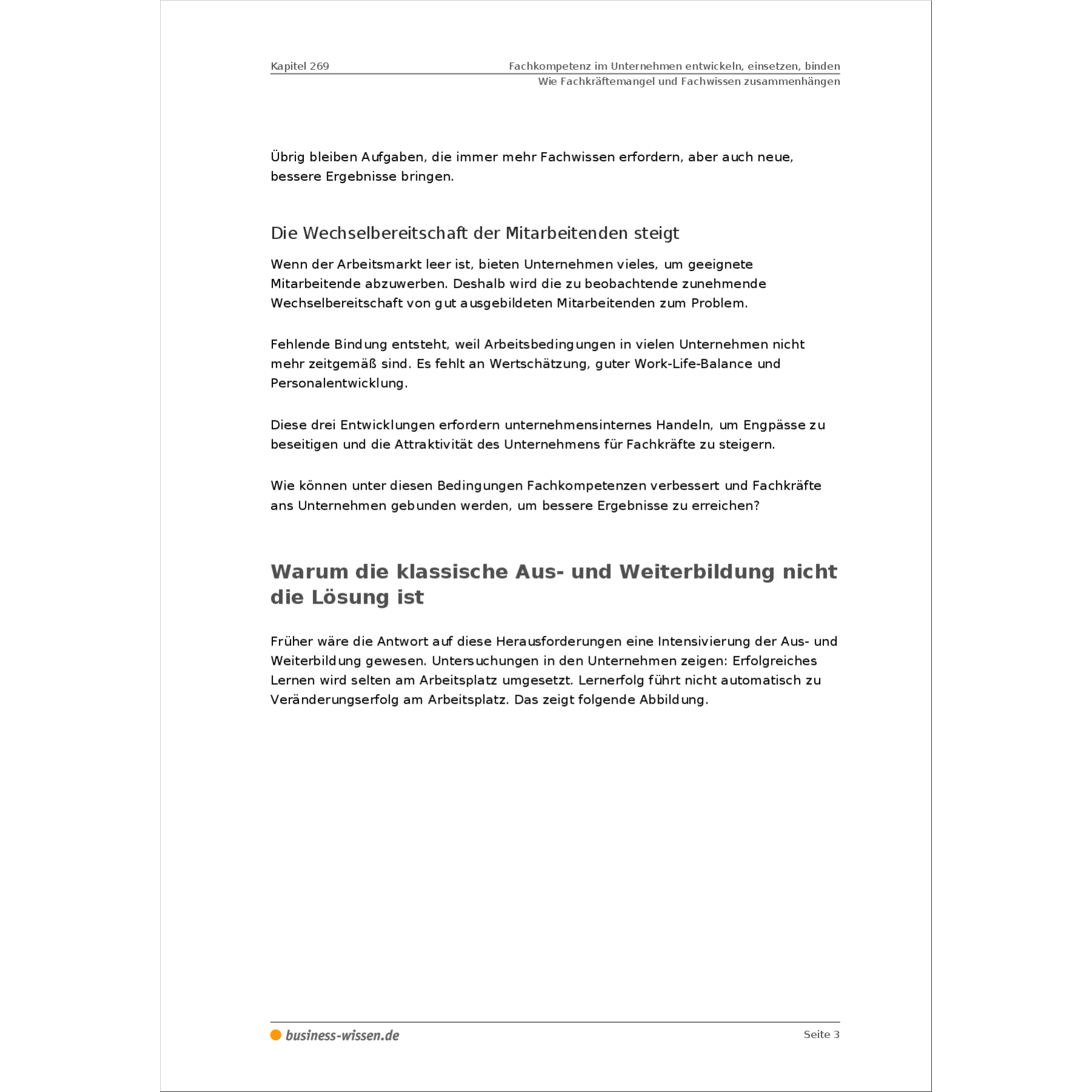 Fachkompetenz im Unternehmen entwickeln, einsetzen, binden – Anleitung ...