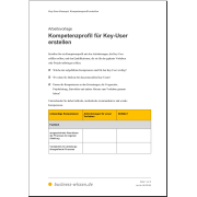Key-User einsetzen – Anleitung mit Vorlagen
